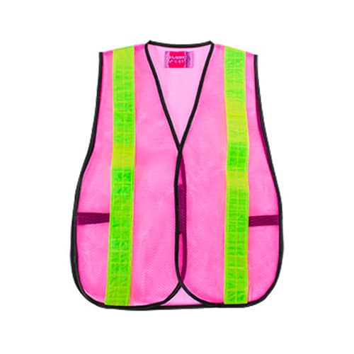 Chaleco De Malla Rosa De Seguridad, Modelo D1 JY3003 - Ferreterias Calzada