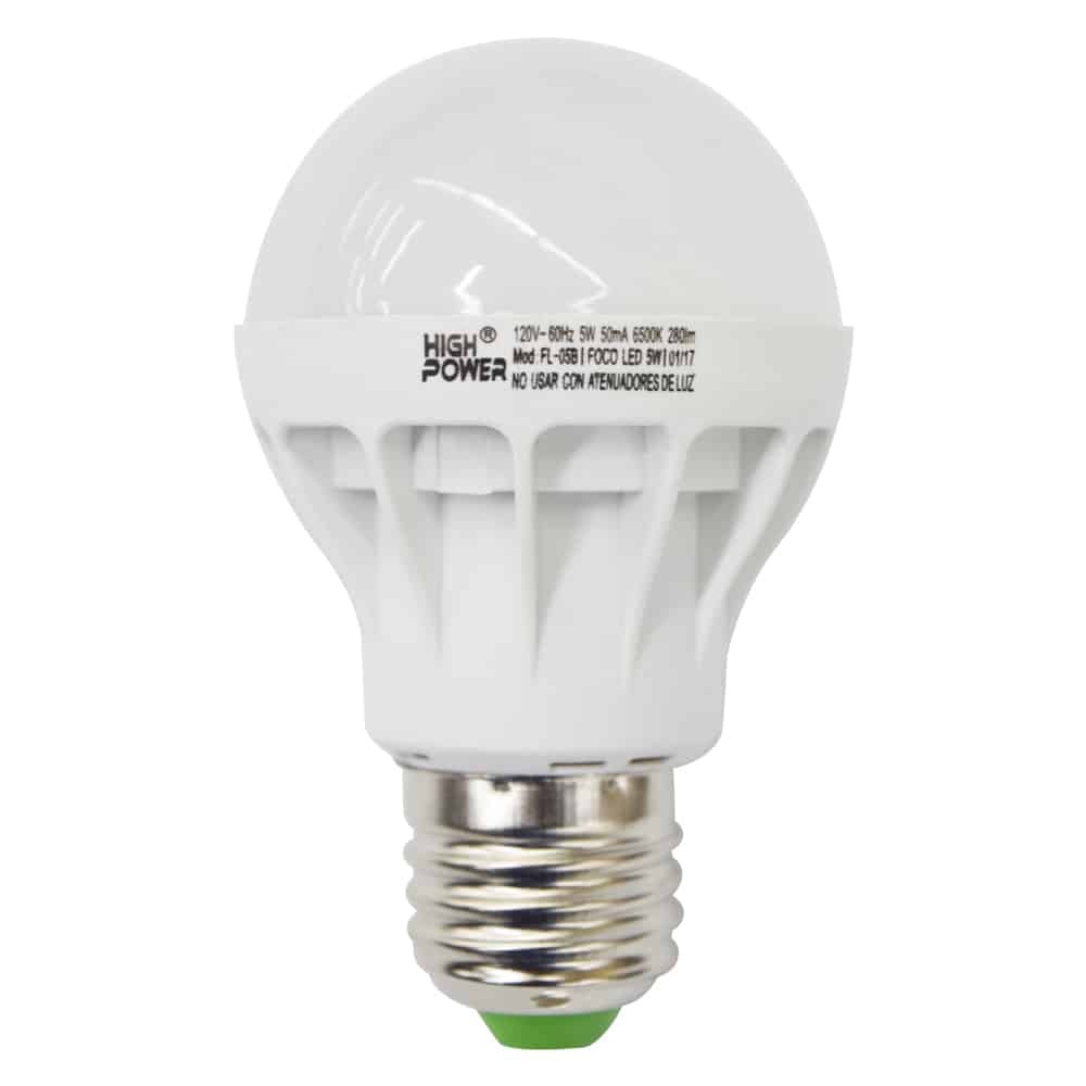 Foco Led 5W Luz Blanca High Power FL-05B - Ferreterias Calzada